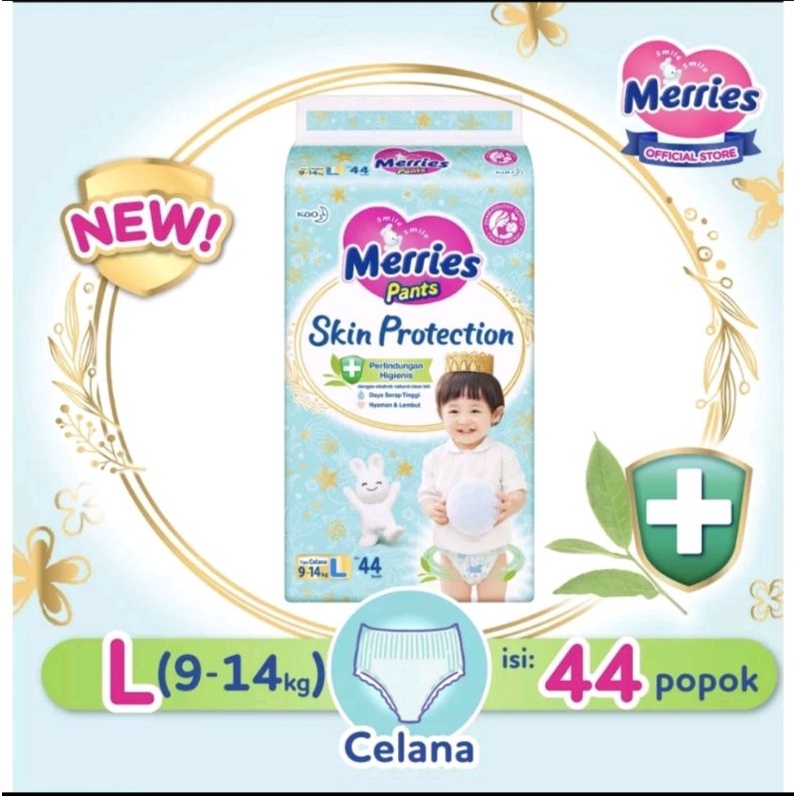 Jual Merries Popok Celana Pants Good Skin Protection M50 M 50 + 4 +4 ...