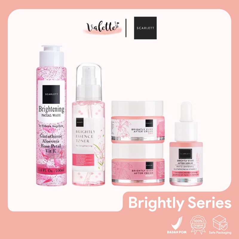 Jual Scarlett Whitening Brightly Series | Shopee Indonesia