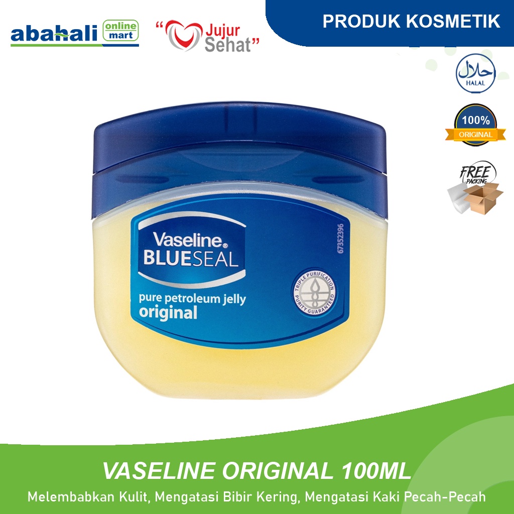 Jual Vaseline Pure Petroleum Jelly Original 100ml Pelembab Wajah ...