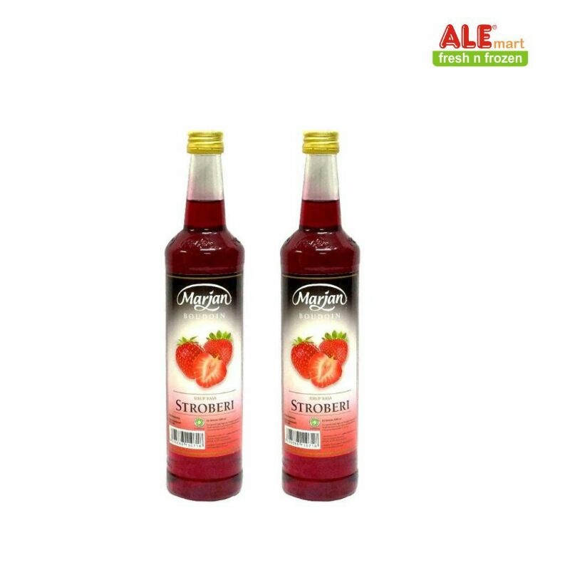 Jual Syrup Marjan rasa strawberry 460ml, sirup marjan rasa strawberry ...