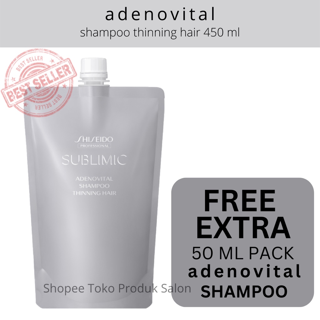Jual SHISEIDO PROFESSIONAL REFILL Adenovital Sublimic Shampoo 450ml | Shopee Indonesia