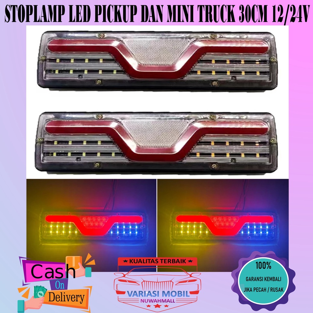 Jual Lampu Belakang Stop Lamp LED Pickup L300 Carry Futura Panther APV ...