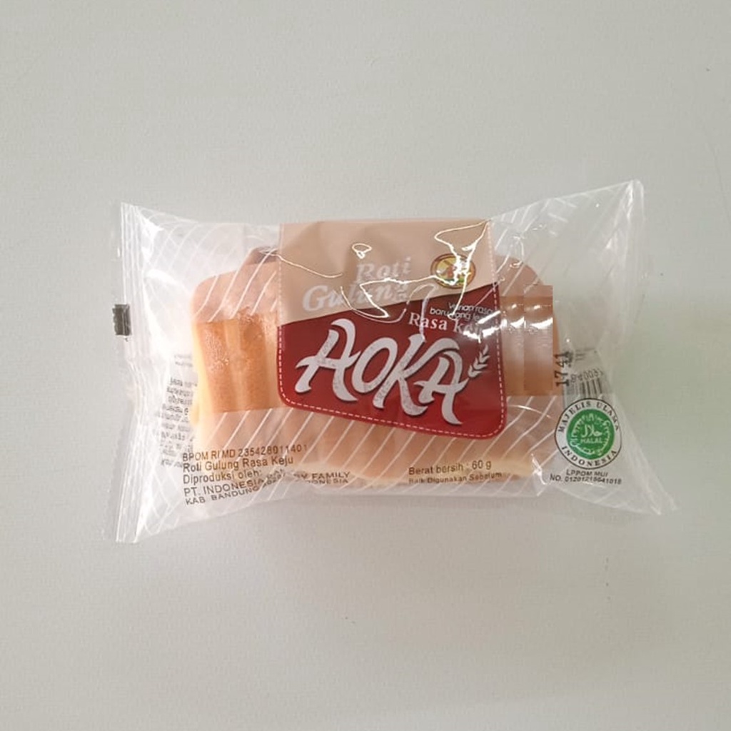 Jual AOKA Roti Gulung Rasa Keju Roti Viral | Shopee Indonesia