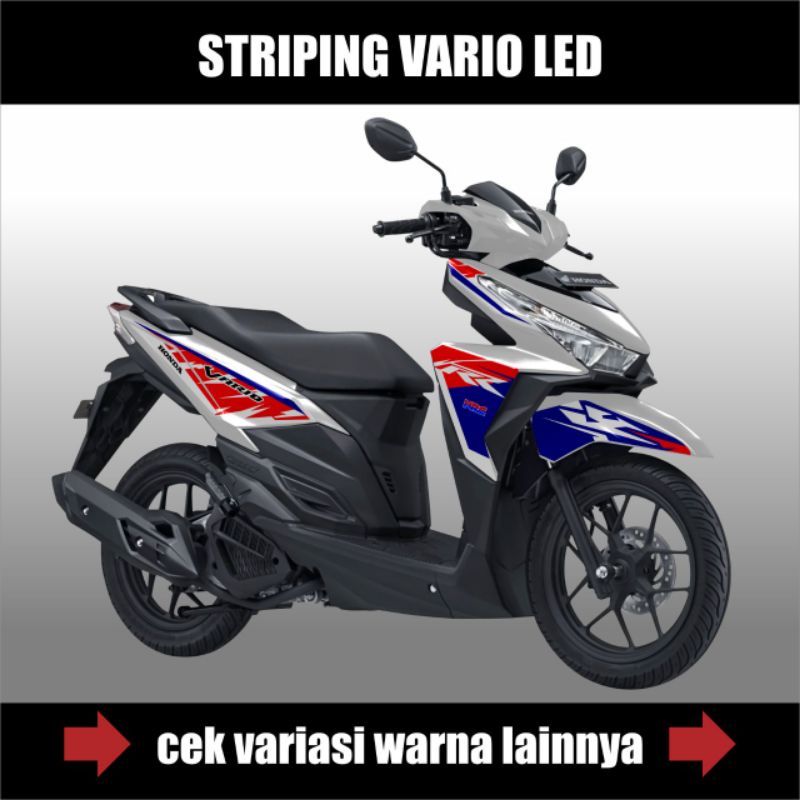 Jual Striping Vario Led 125-150 / Sticker Vario Led 125-150 / Sticker List Body Motor Honda ...