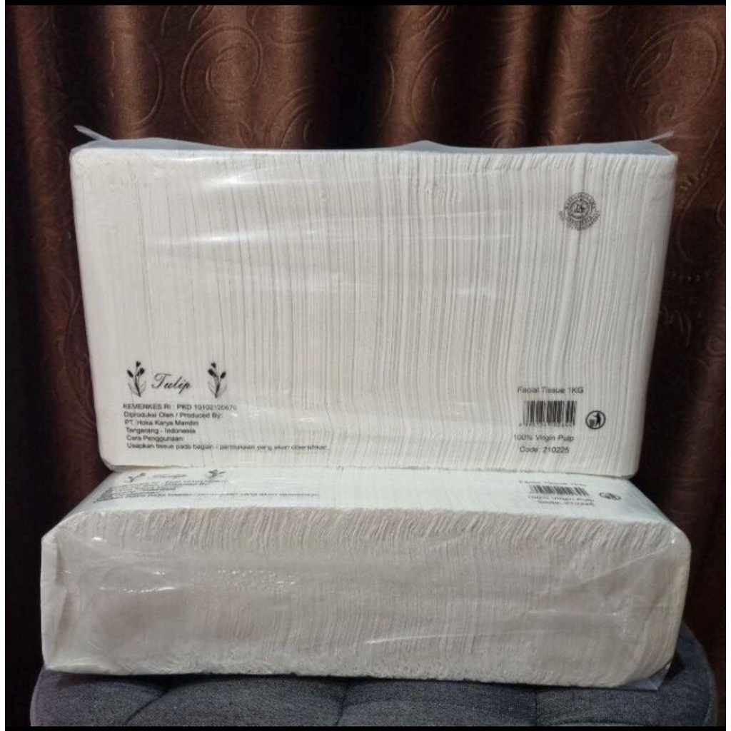 Jual Tissue TULIP - Facial Tissue Wajah 1000 gr / Tissue Kiloan Murah ...
