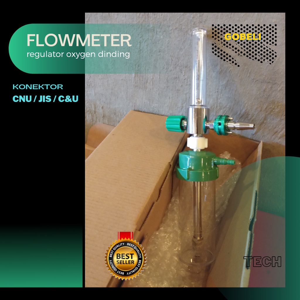 Jual CNU - Flowmeter oxygen - Regulator oksigen dinding - wall inhalator | Shopee Indonesia