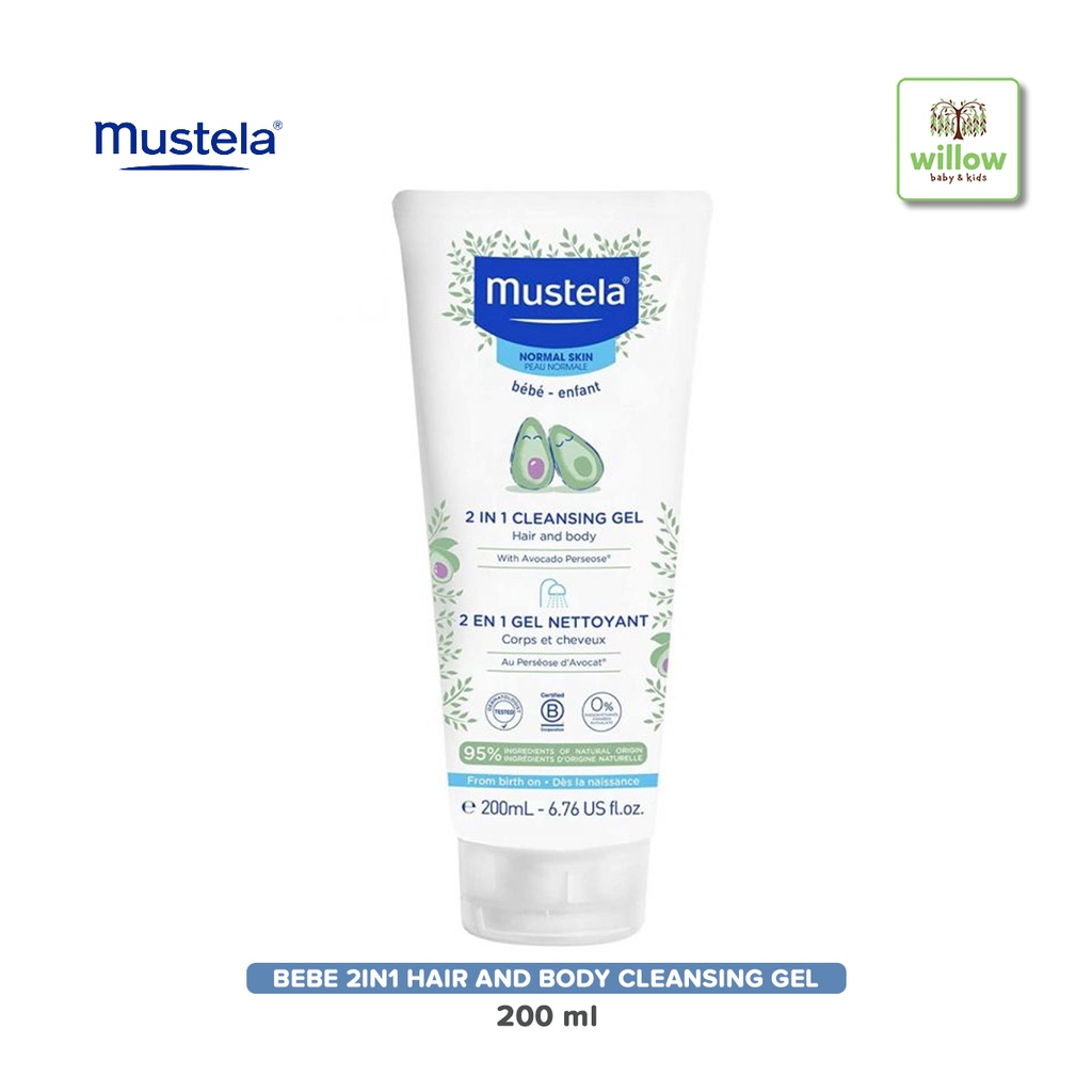 Jual MUSTELA BEBE 2IN1 HAIR N BODY CLEANSING GEL 200ML | Shopee Indonesia