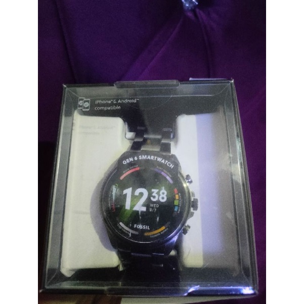 Jual Jam Tangan Fossil Gen 6 Smartwatch Smoke Stainless Steel - FTW4059 ...