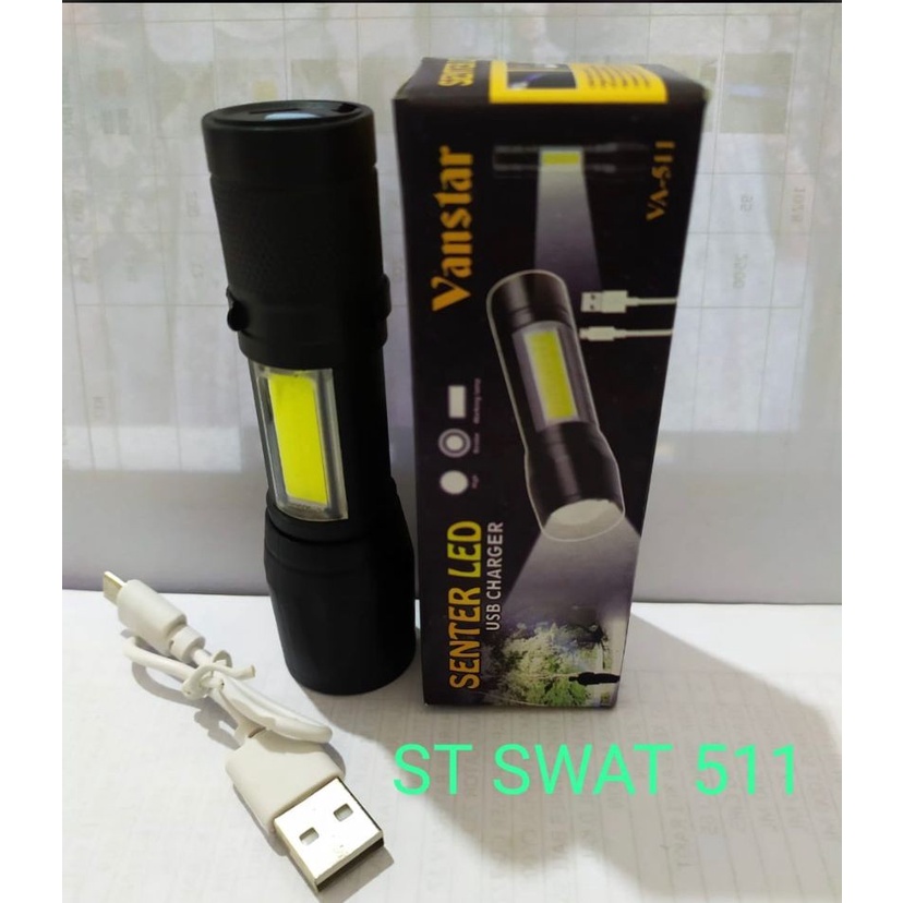 Jual Senter Mini Super Terang Charge dan Waterproof Kantong | Shopee Indonesia