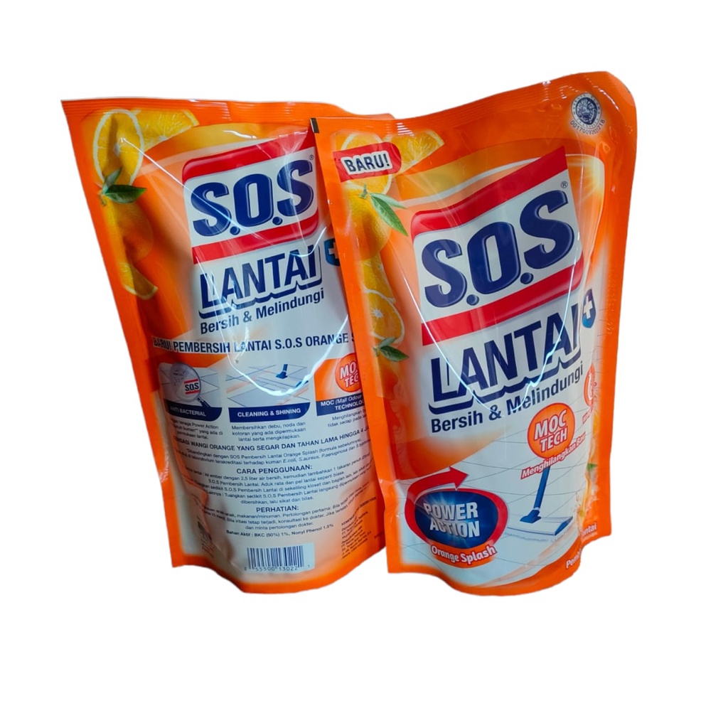 Jual Sos Floor Cleaner / pembersih lantai Reffil 750ml | Shopee Indonesia