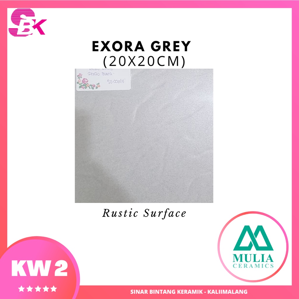 Jual Keramik lantai Kamar Mandi 20x20 Exora Grey | Shopee Indonesia