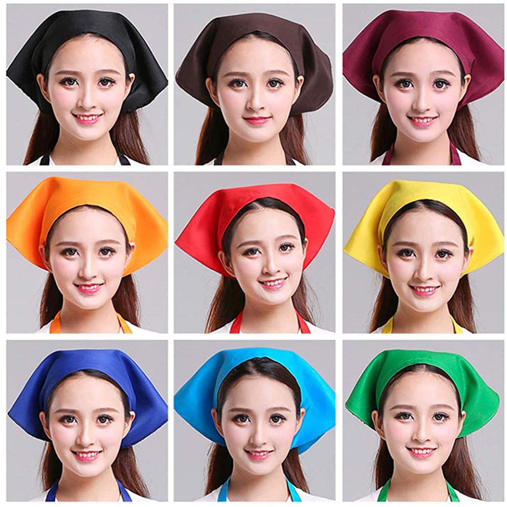 Jual Topi Koki Segitiga TALI POLOS Topi Cafe restauran karyawan pabrik ...