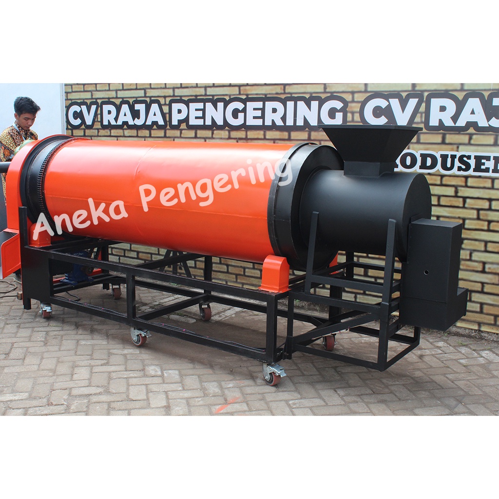 Jual MESIN PENGERING SERBAGUNA MODEL PUTAR TIPE ROTARY DRYER 300KG ...
