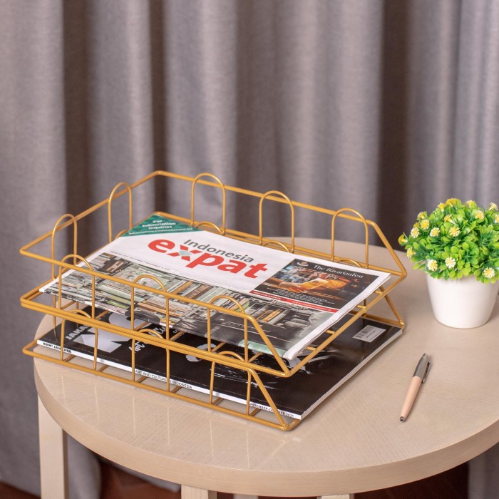 Jual Rak Kertas Minimalis / Rak Dokumen / Document Tray Stackable ...
