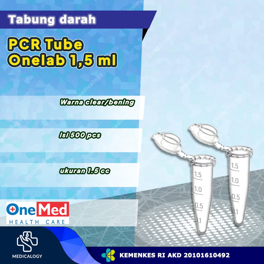 Jual PCR Tube Onelab 1,5 ml | Shopee Indonesia