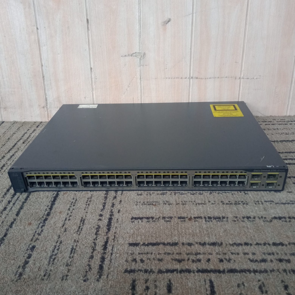 Jual Switch Hub 48 Port Cisco Catalyst 3750 V2 Layer 3 Siap Pakai ...