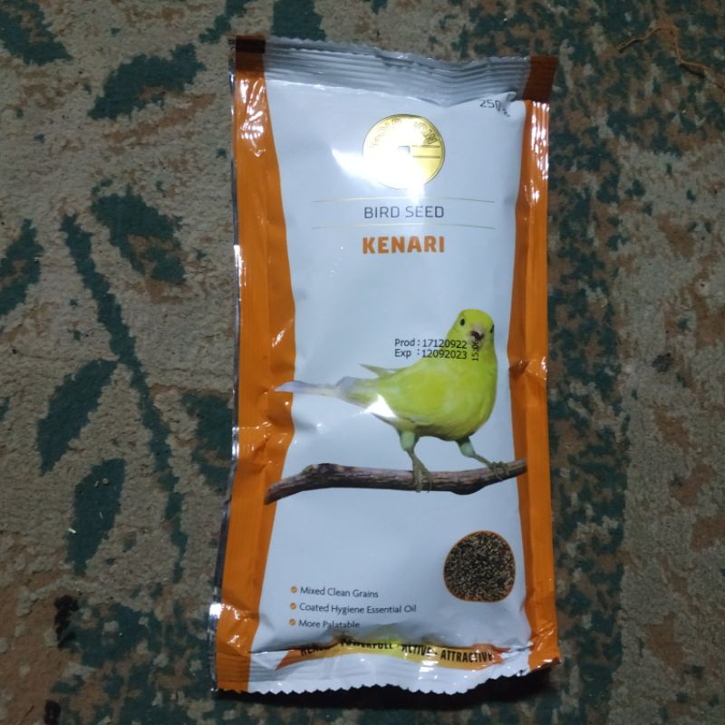 Jual PAKAN BURUNG KENARI GOLD COIN 250GRAM | Shopee Indonesia