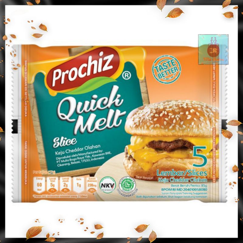 Jual Prochiz Quick Melt Slice 5's/ Keju Leleh Quickmelt Isi 5 Lembar ...