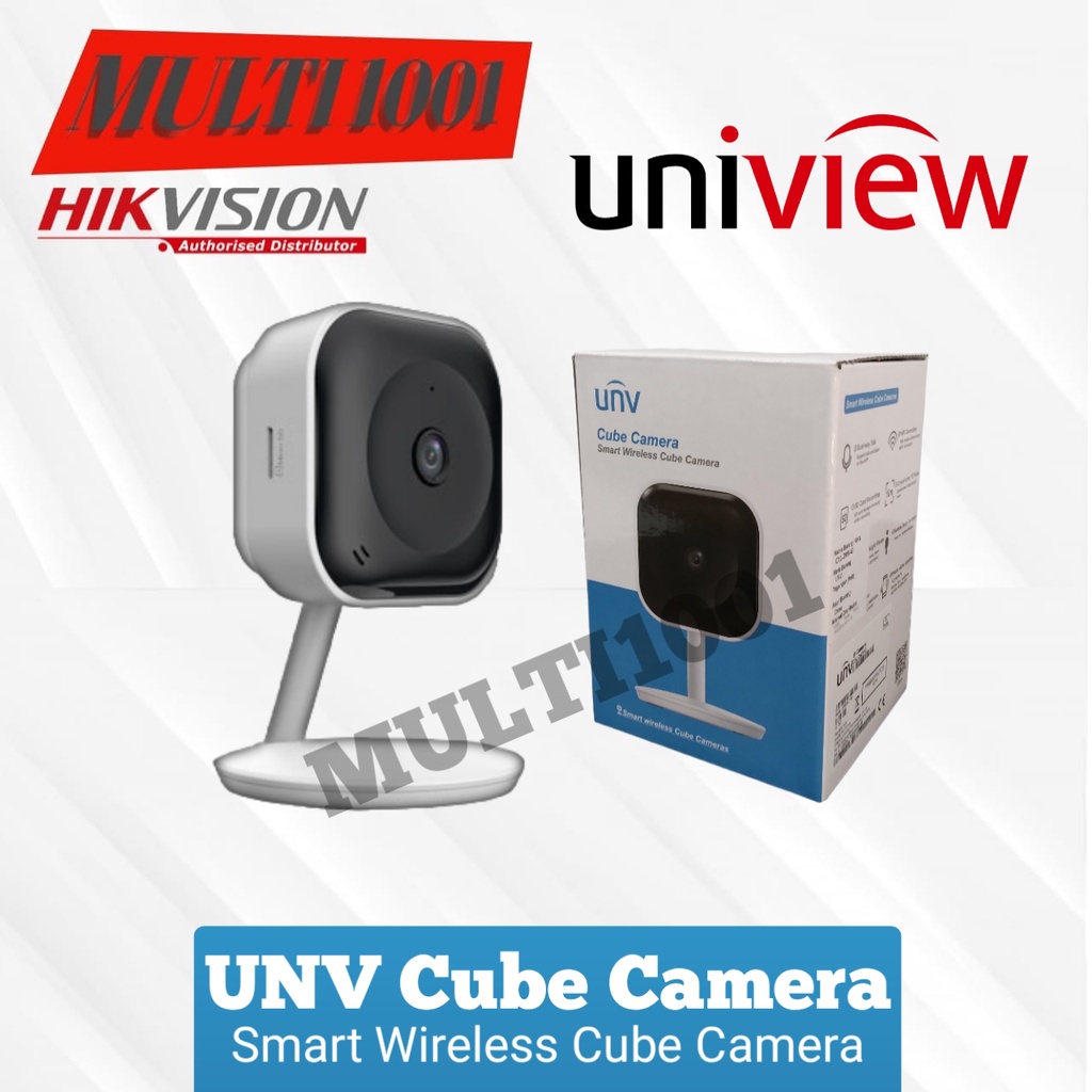 Jual IP CAMERA WIFI UNV 1080P FULL HD 2MP CUBE SMART CAMERA GARANSI ...