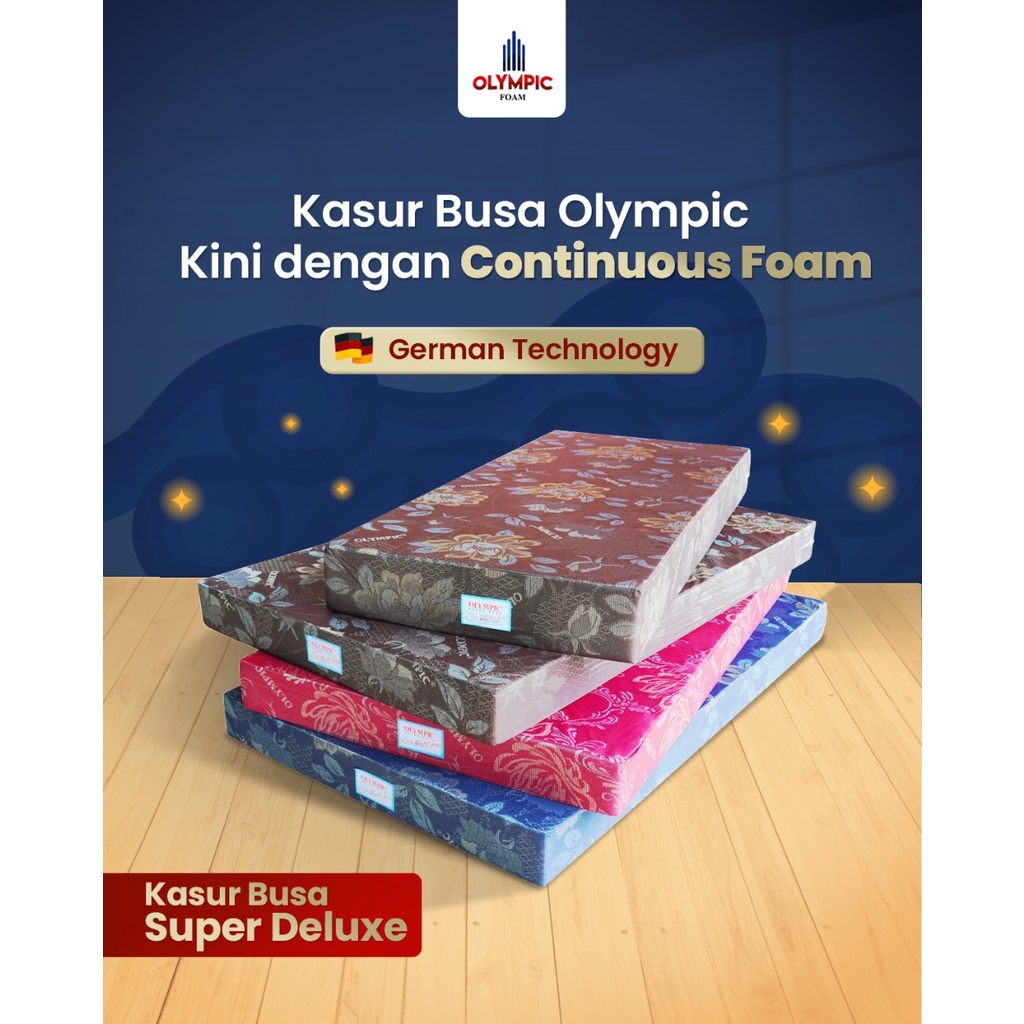 Jual OK Kasur Busa OLYMPIC Super Deluxe Tebal 20cm Garansi 5 Tahun ...