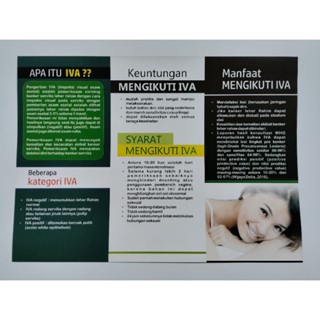 Jual Leaflet Mengenal Pemeriksaan IVA | Shopee Indonesia
