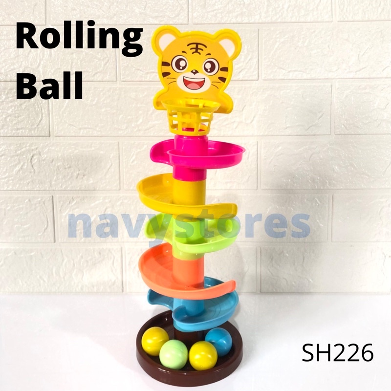 Jual MAINAN ANAK SH226 ROLLING BALL ROTATING ORBIT EDUTOYS EDUKASI BOLA ...