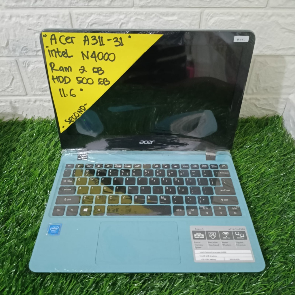 Jual ACER A311-31 INTEL N4000 RAM 2GB HDD 500 GB 11,6 INCH | Shopee ...