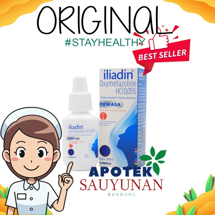 Jual ILIADIN DEWASA 0.05% NASAL SPRAY 10 ML | Shopee Indonesia