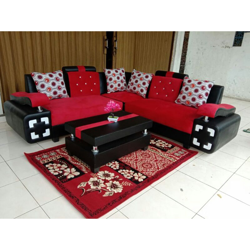 Jual SOFA BUAYALENGKAP KARPET/SOFA SUDUT LENGKAP KARPET ACCESORIS ...