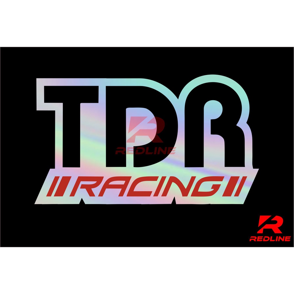 Jual STIKER TDR RACING CUTTING HOLOGRAM | Shopee Indonesia