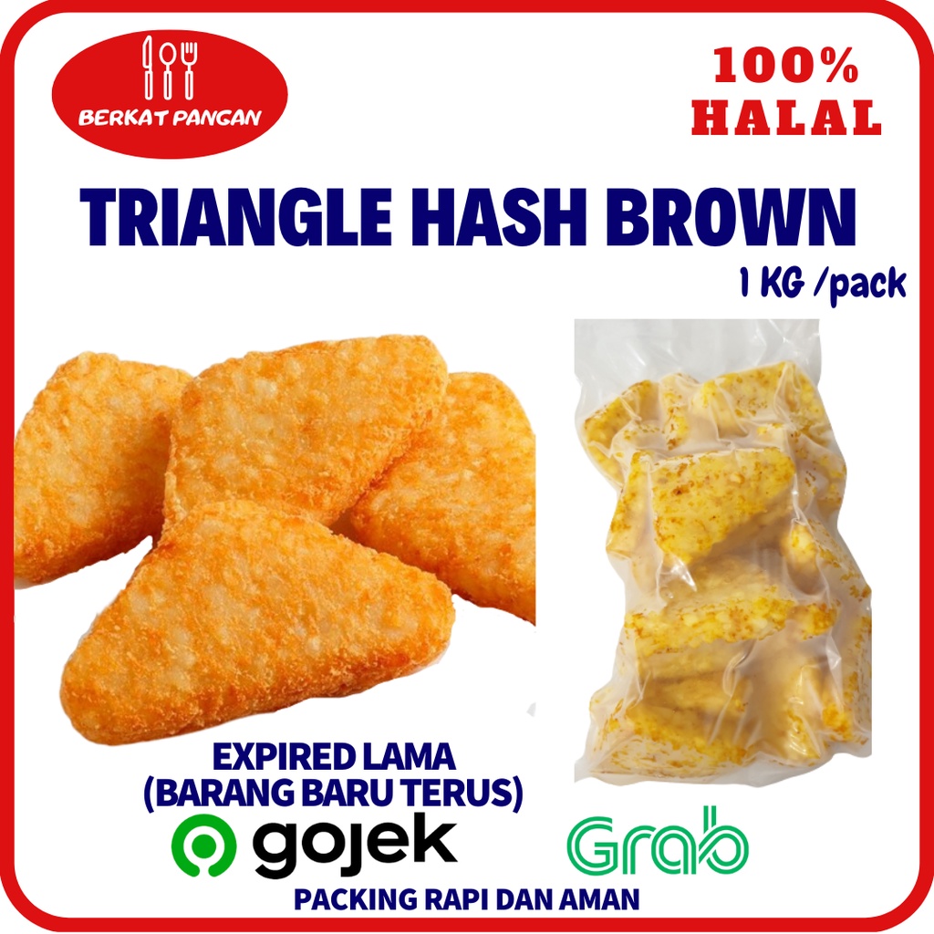 Jual Kentang Hash Brown Triangle 1 Kg | Shopee Indonesia