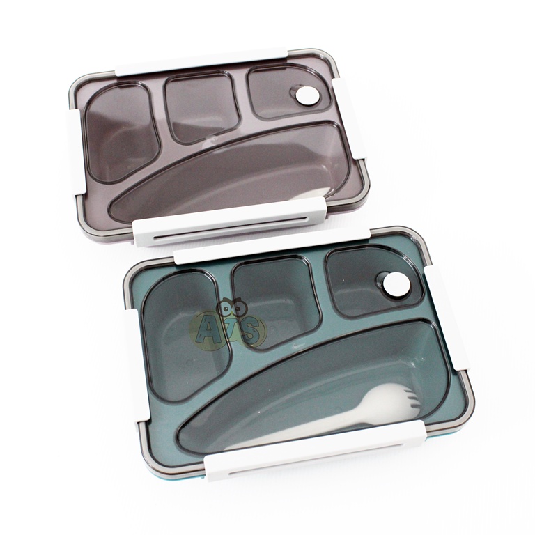 Jual Kotak Makan / Lunch Box Sekat 4 Beduso 1400ml | Shopee Indonesia