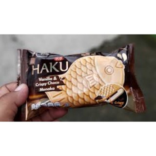 Jual Ice Cream Glico Wings Haku Monaka Es Krim Ikan Vanilla Cokelat Strawberry 100mL 180mL ...