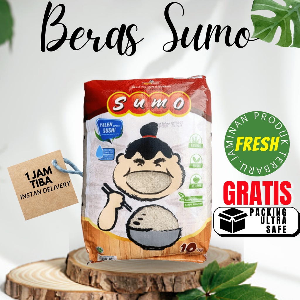 Jual Beras Sumo Merah 10KG Super Premium Sushi Pulen | Shopee Indonesia