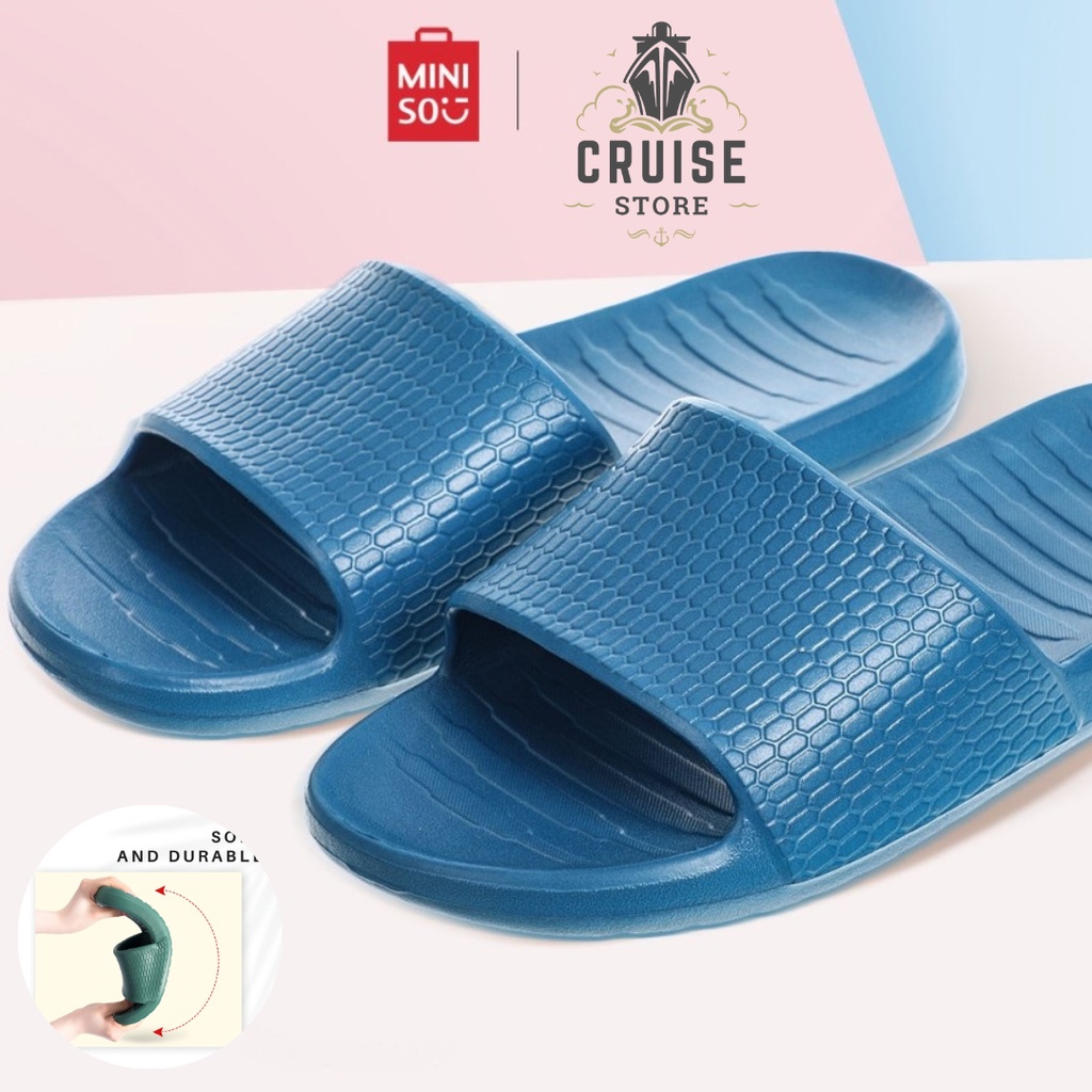 Jual MINISO Sandal Bathroom Slippers Sandal Mandi Kamar Mandi Sol ...