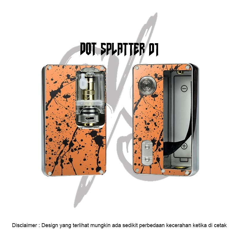 Jual GARSKIN DOTAIO DOT AIO V2 SPLATTER EDITION BISA CUSTOM GAMBAR ...