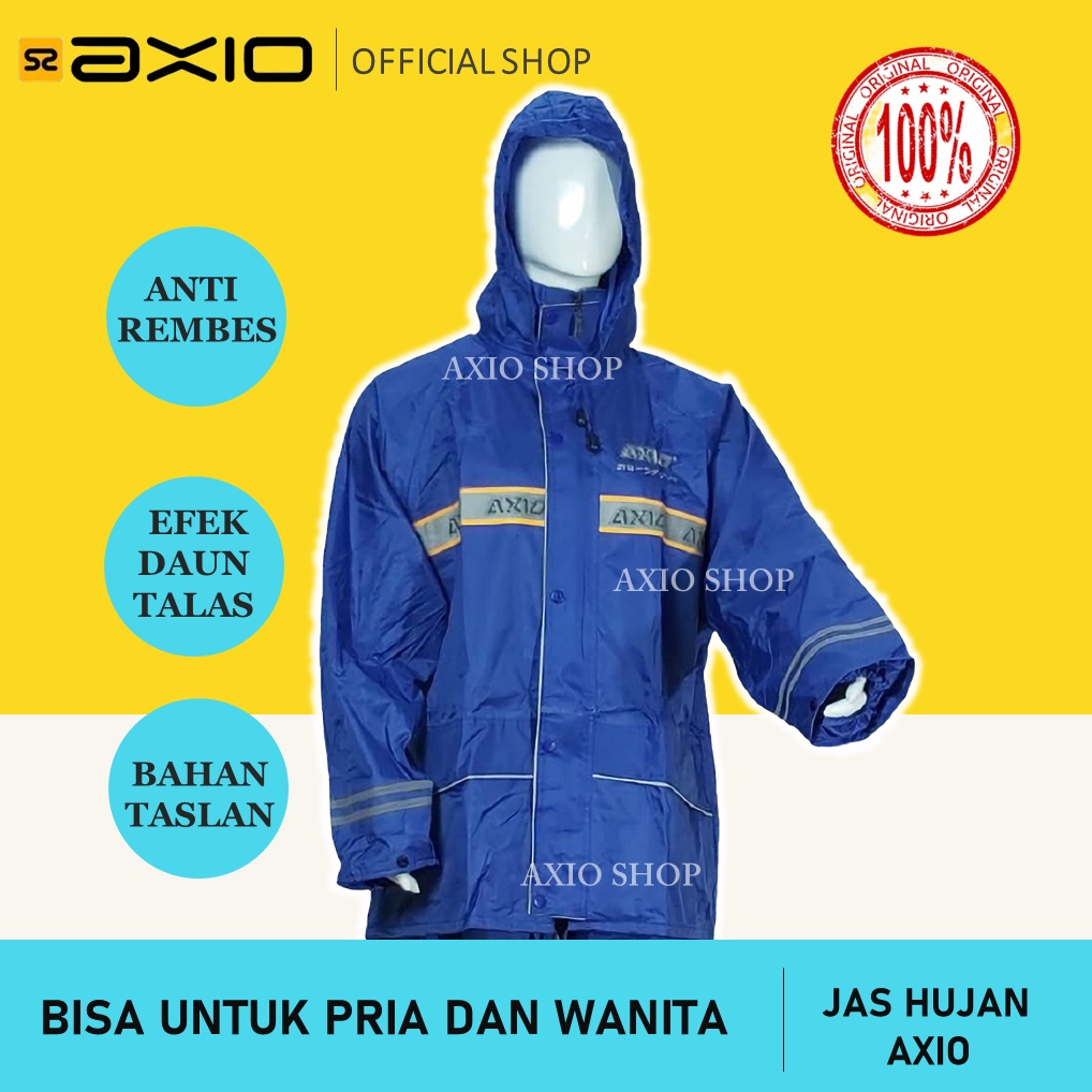 Jual Jas Hujan Axio Raincoat Axio Europe Type 882 Silver Orange Series ...