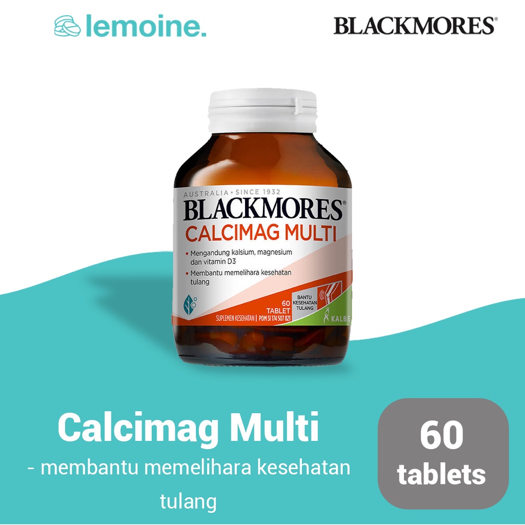 Jual Blackmores CalCiMag Multi 60 Tablet | Shopee Indonesia