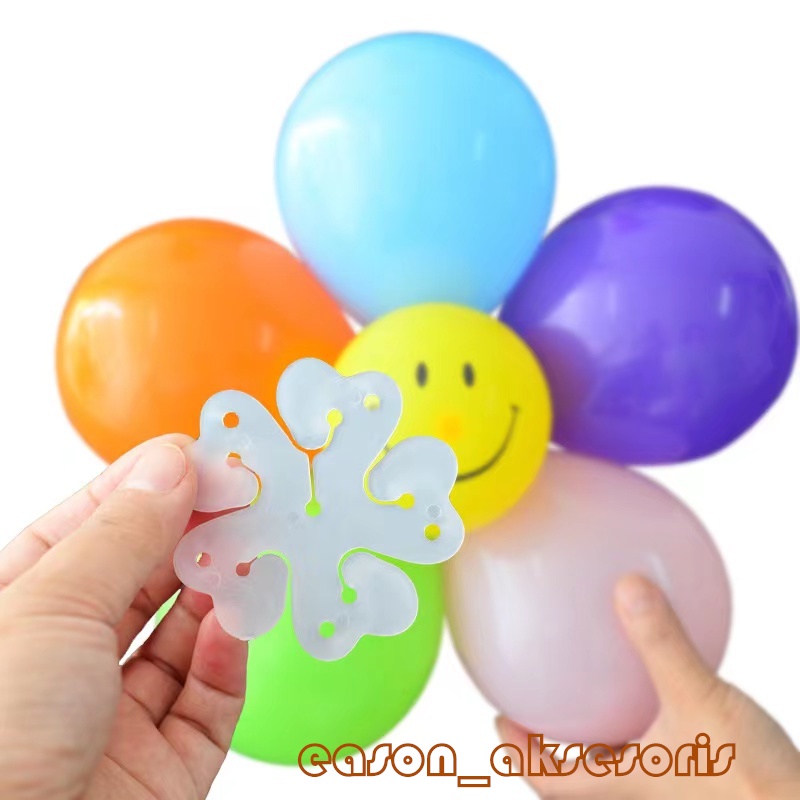 Jual Klip balon / klip bunga / klip bentuk bunga / pengait balon ...