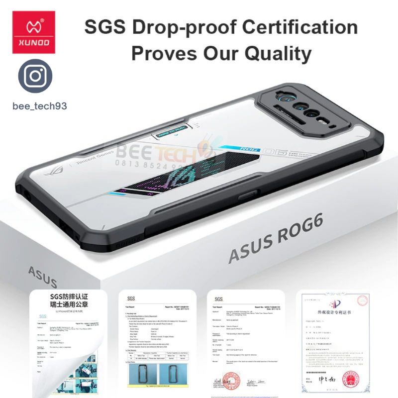 Jual XUNDD Beatle ASUS ROG 6/pro Anti-Shock Bumper Gaming Case - ROG 6/pro Hitam100% ORIGINAL ...
