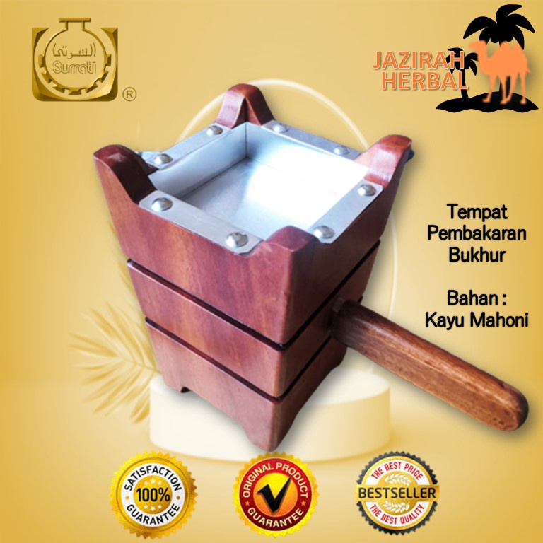 Jual Mabkharah Tempat Bakar Bukhur | Tempat Bakar Dupa | Prapen Kayu ...