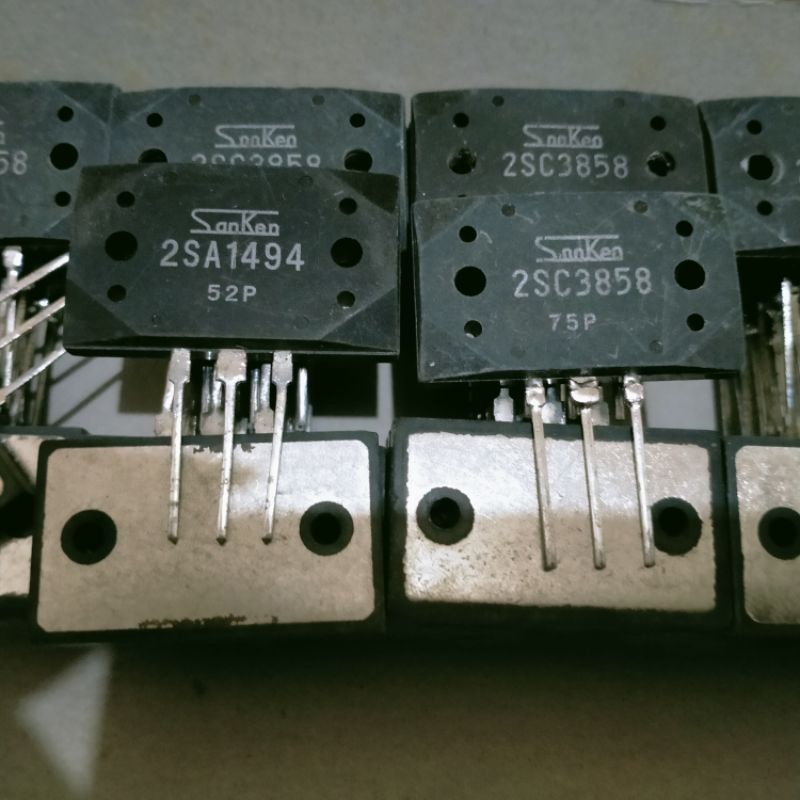 Jual TRANSISTOR SANKEN 2SA1494 / 2SC3858 free mika (baca deskripsi ...