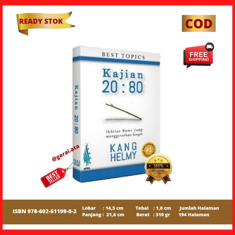Jual BUKU 20:80 100% ORIGINAL BY KANG HELMY PPA INSTITUTE IKHTIAR LANGIT | Shopee Indonesia