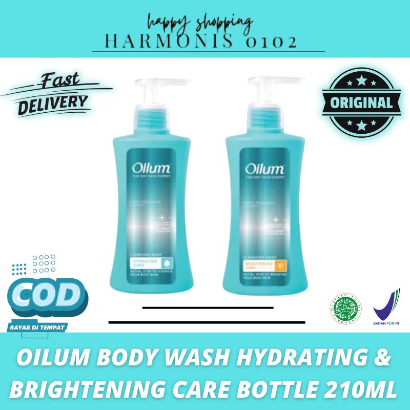 Jual Oilum Body Wash Brightening Care - Cleansing Wash Hydrating Bottle ...