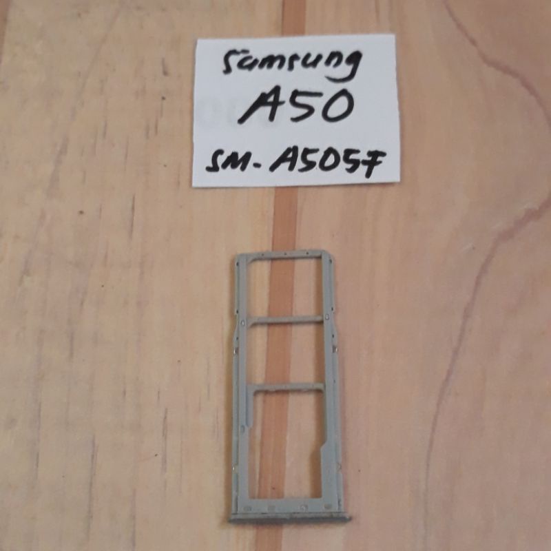 Jual Sim Tray Sim Card Tempat kartu ori copotan HP Samsung A50 SM-A505F ...