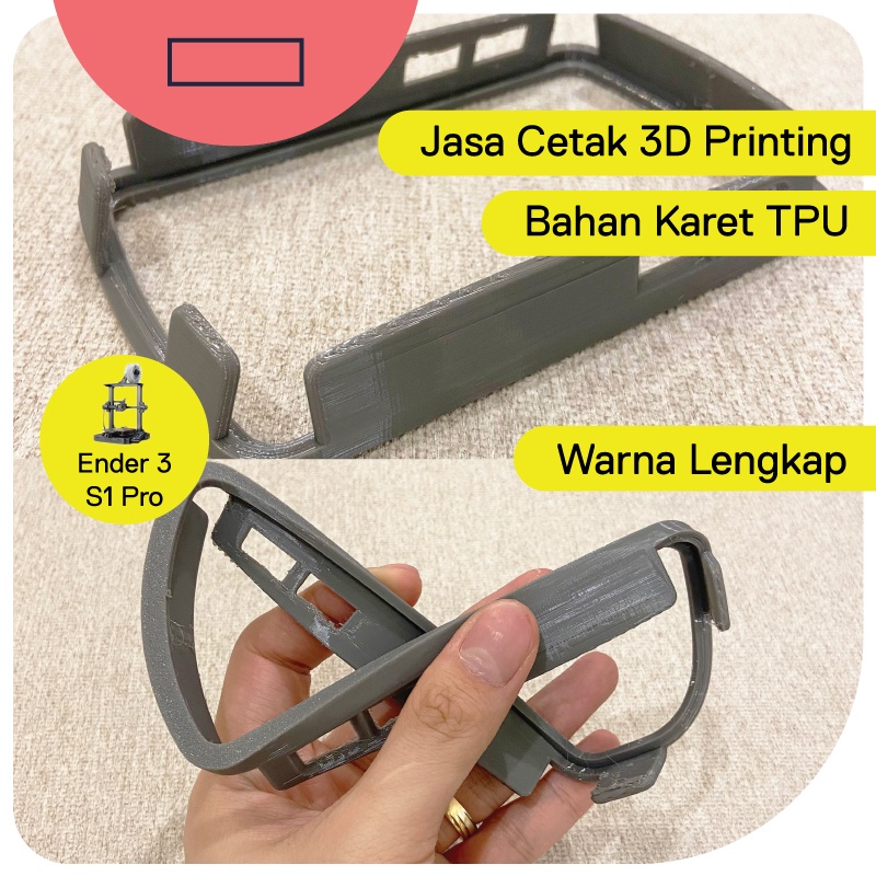 Jual Jasa 3D Print Custom | Cetak 3 Dimensi Bahan TPU | Shopee Indonesia