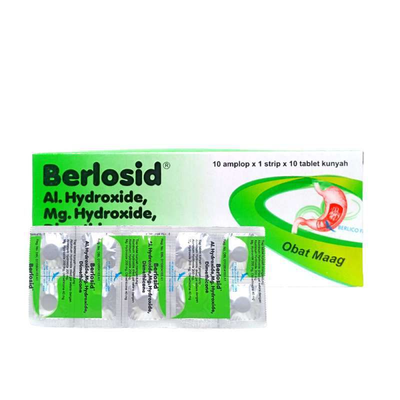 Jual Berlosid Obat Maag 1 Strip 10 Tablet | Shopee Indonesia