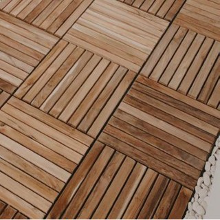 Jual Decking Tile - Ubin Kayu Jati Mozaik Bongkar Pasang - Lantai Pool ...