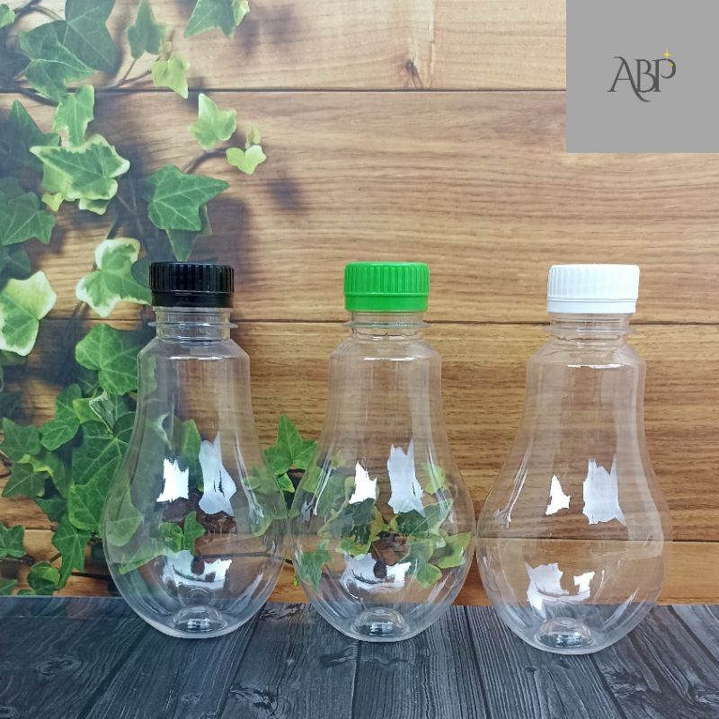 Jual Botol Juice bolham 300ml/botol minuman/botol lampu lucu 300 ml ...