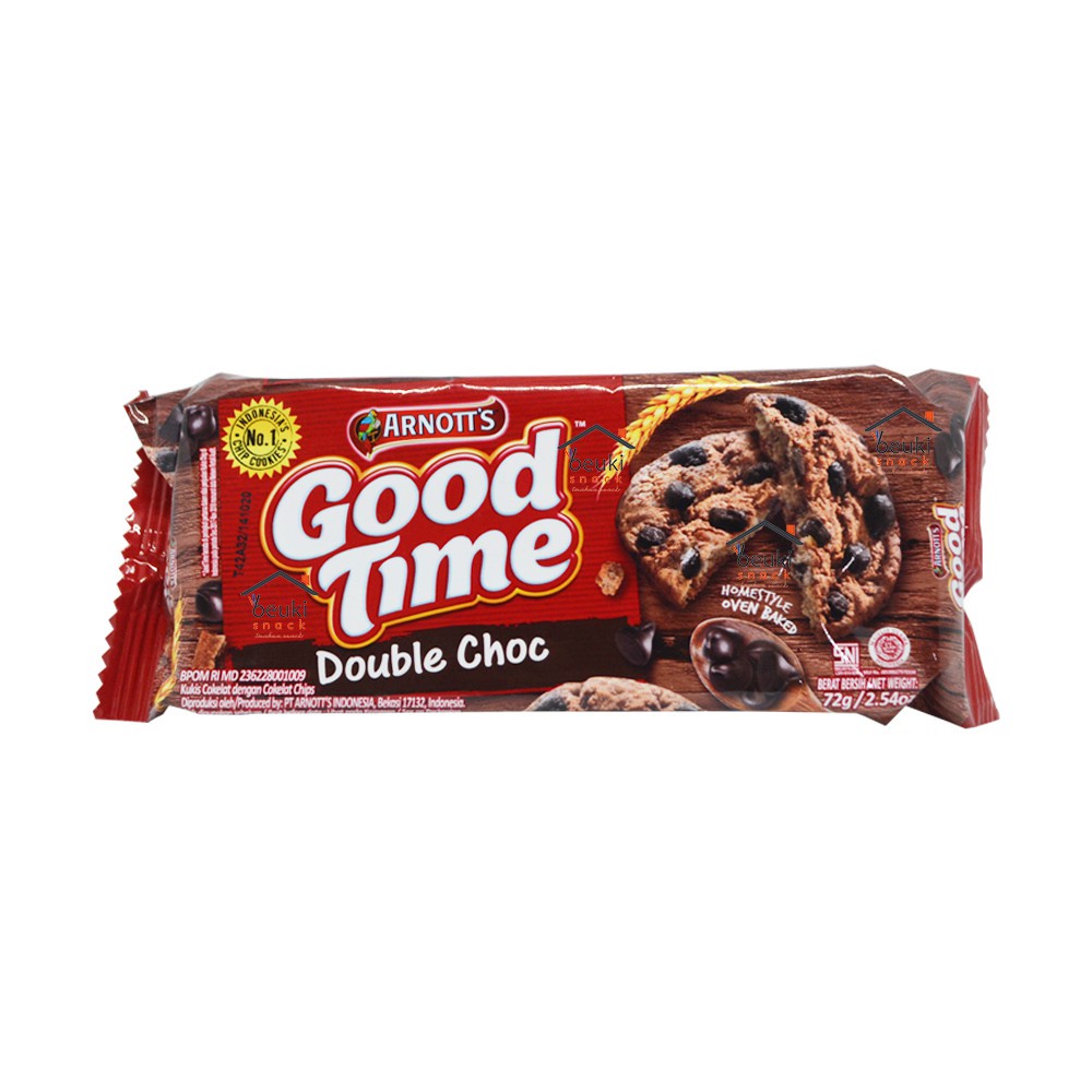 Jual Good Time Cookies Chocochips 72 Gr varian double choc, classic ...